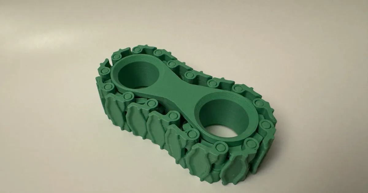 Finger Treads Fidget Track by Kinter | Download free STL model ...