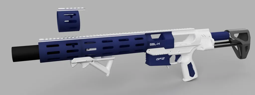 Nerf gavinfuzzy SBL"INTEGRAL" SHROUD by D2 maker | Download free STL ...