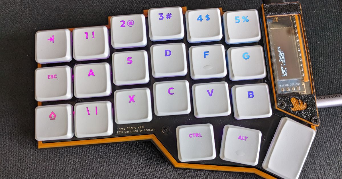 Corne Keyboard Case by Lee | Download free STL model | Printables.com