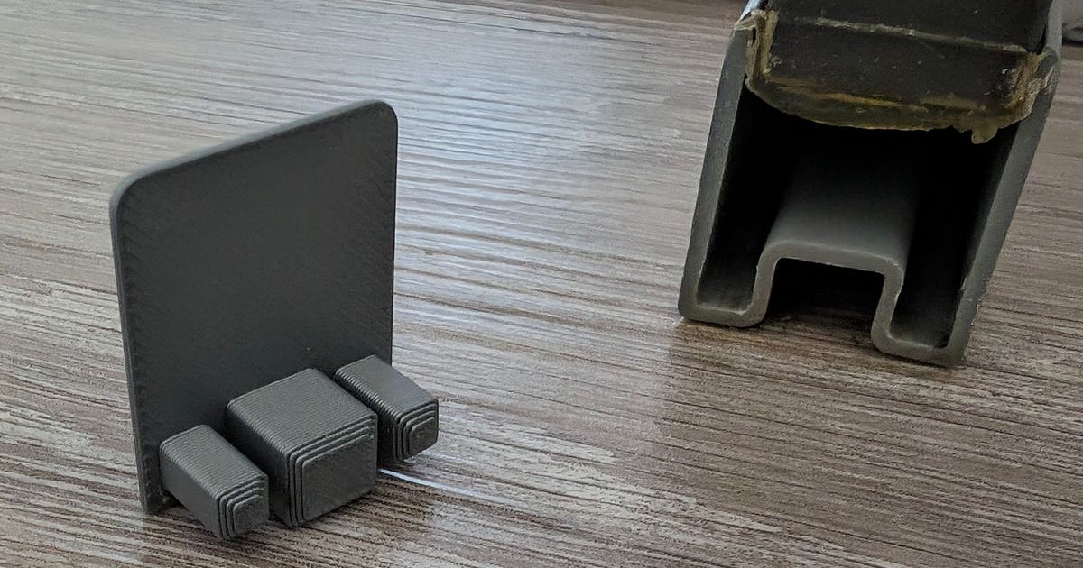 Kitchen 21mm profile end cap by Steve122 | Download free STL model ...