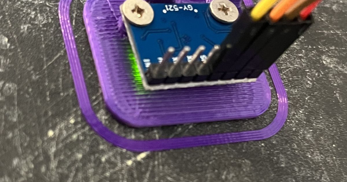 MPU-6050 Mount for Ender 3 V2 with Sprite Extruder by A V | Download ...