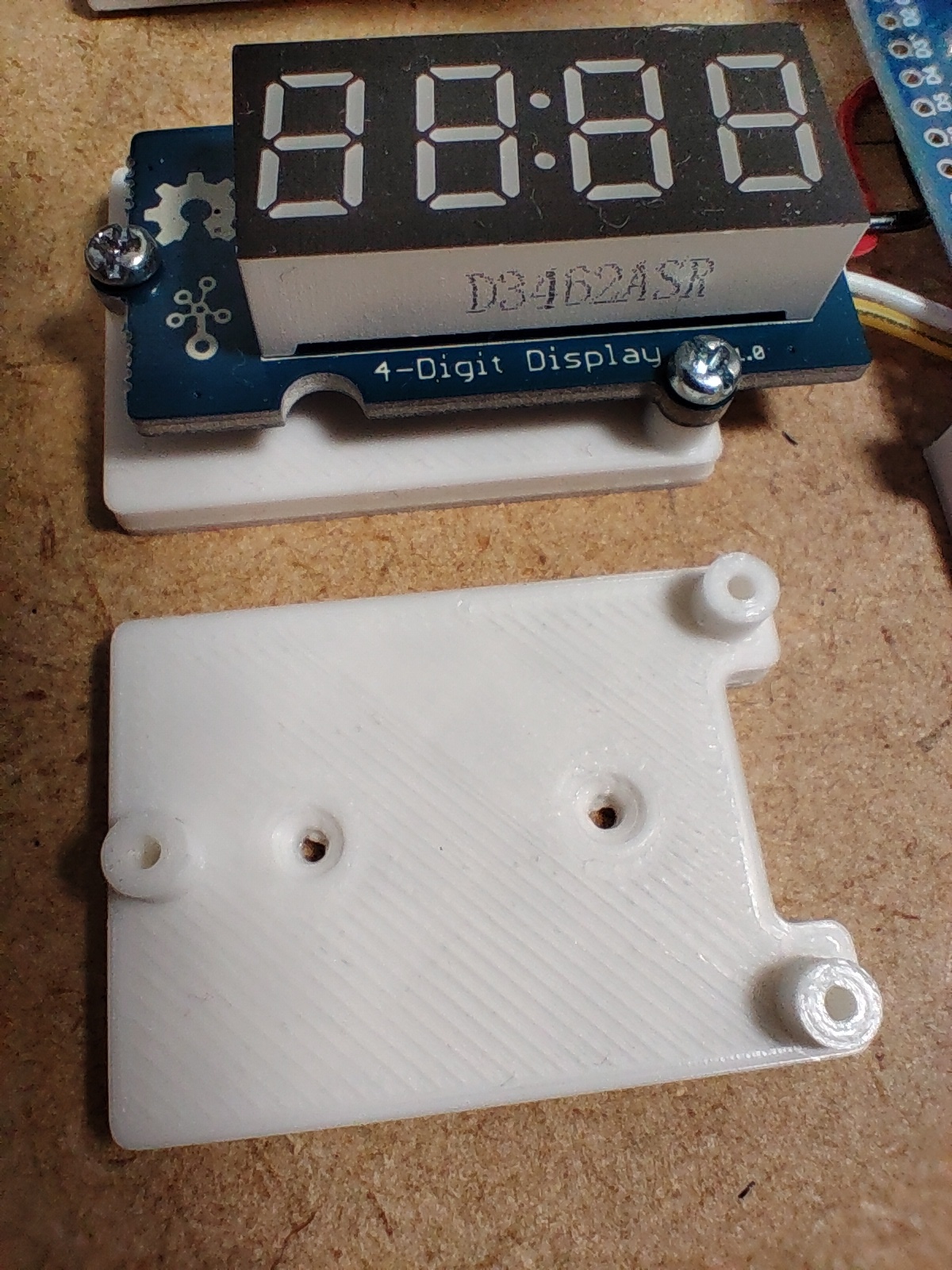 Mount Holder for Seeed Grove 4-Digit Display by t-nissie | Download ...