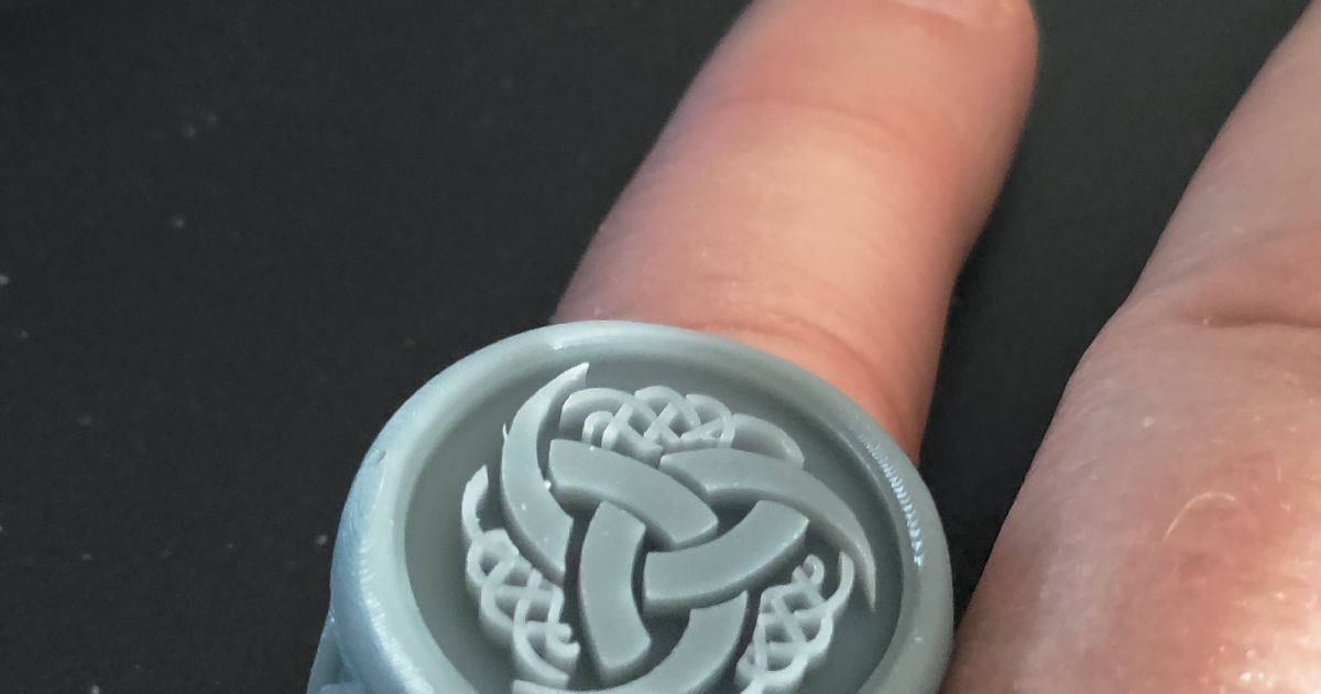 Men's ring - Horn's of Odin by Larry Stewart | Download free STL model ...