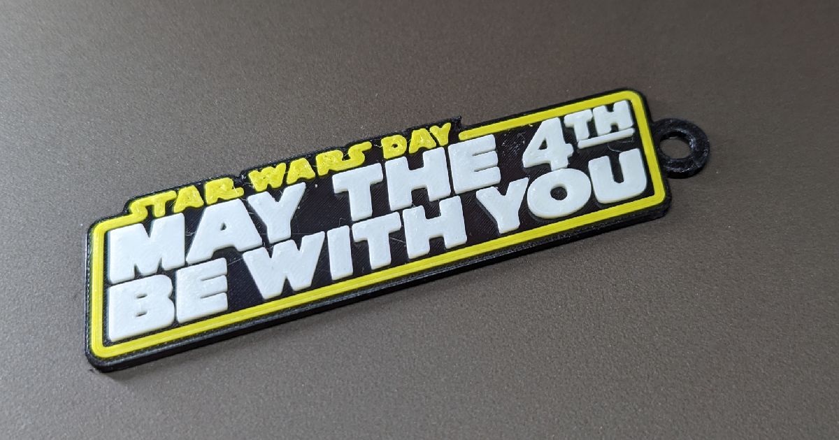 Star Wars Day Keychain / Star Wars Tag Schlüsselanhänger - May The 4th ...