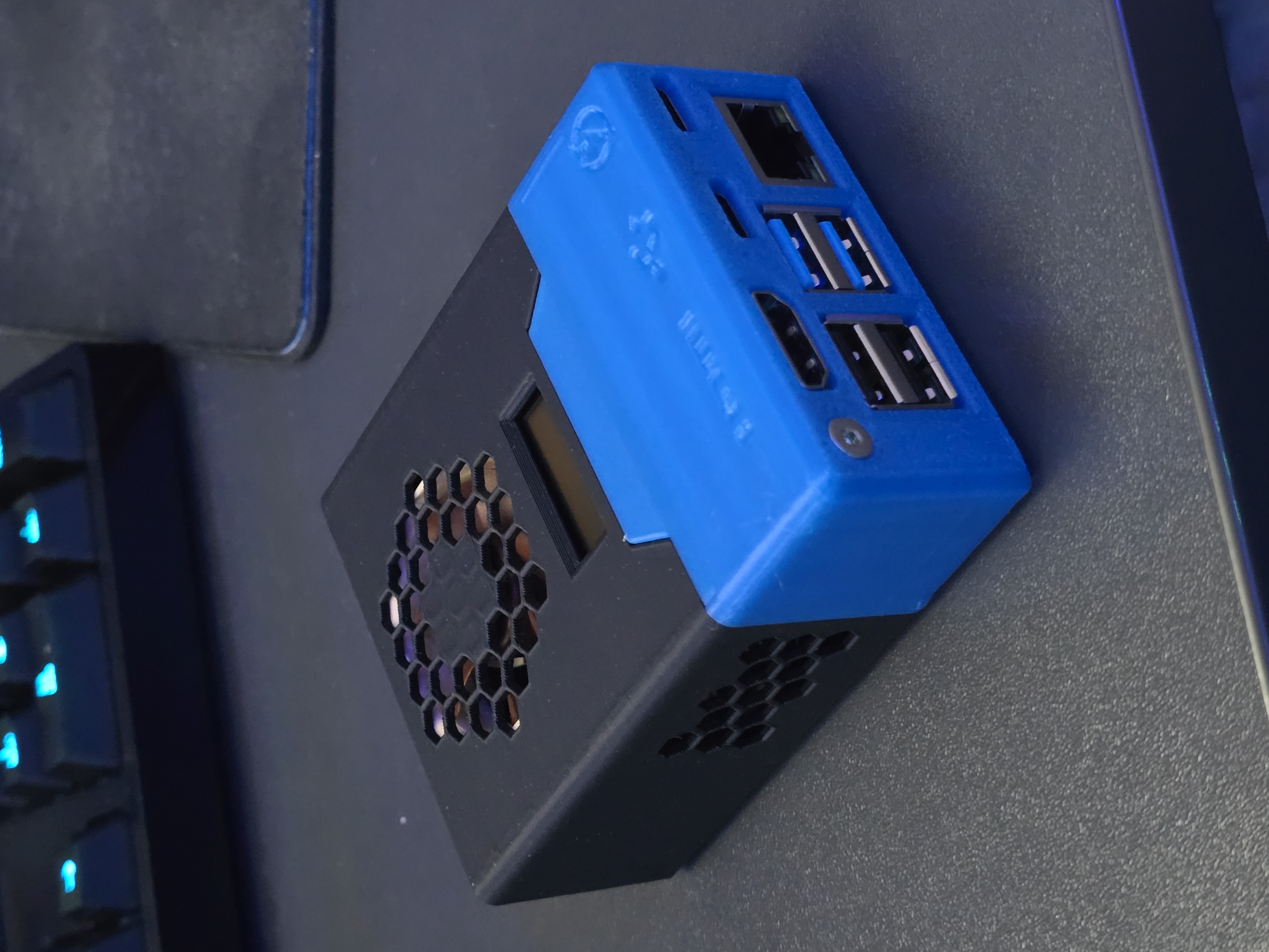 PiKVM case with OLED and PoE by t3chguy | Download free STL model ...