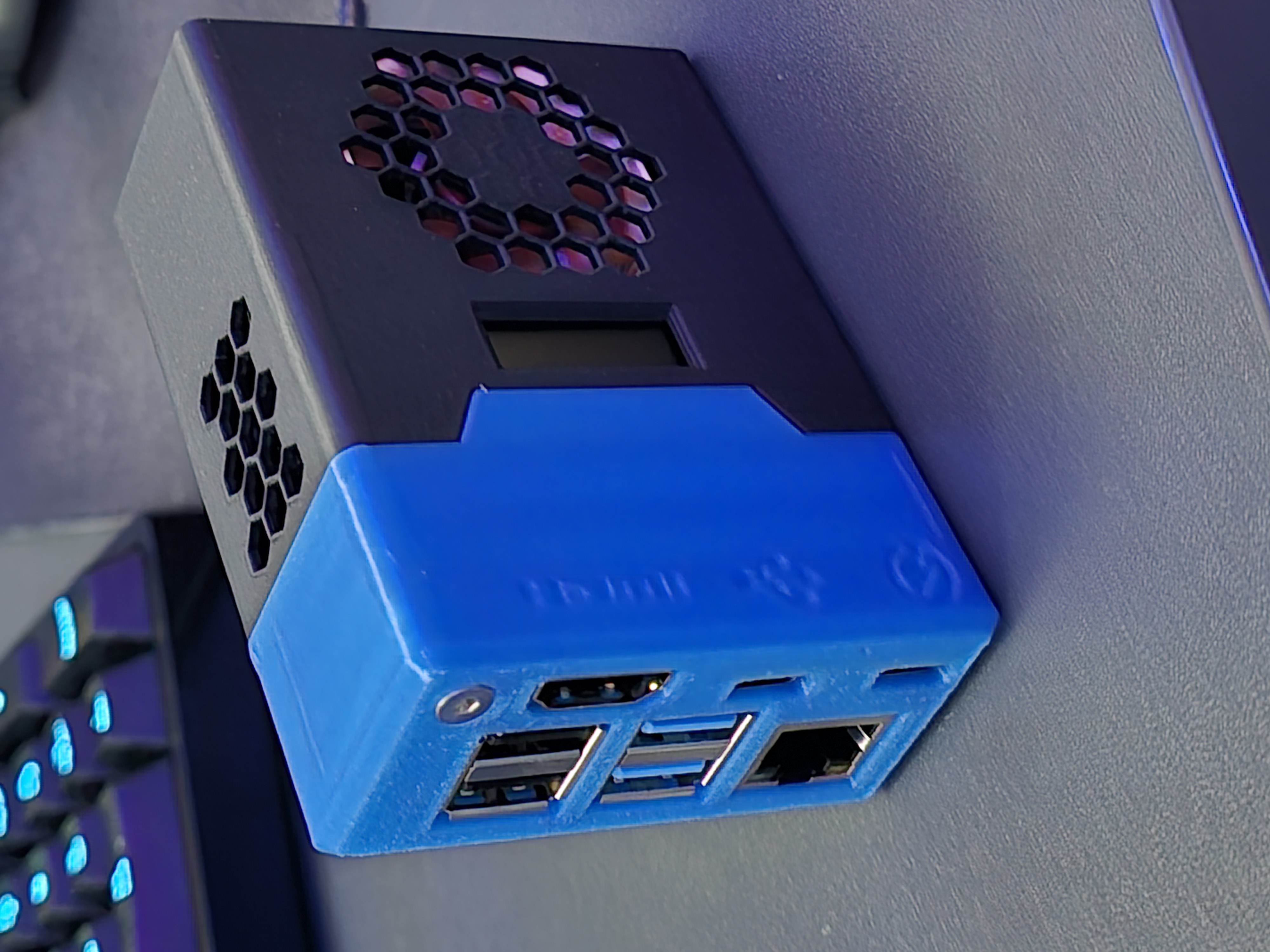 PiKVM case with OLED and PoE by t3chguy | Download free STL model ...