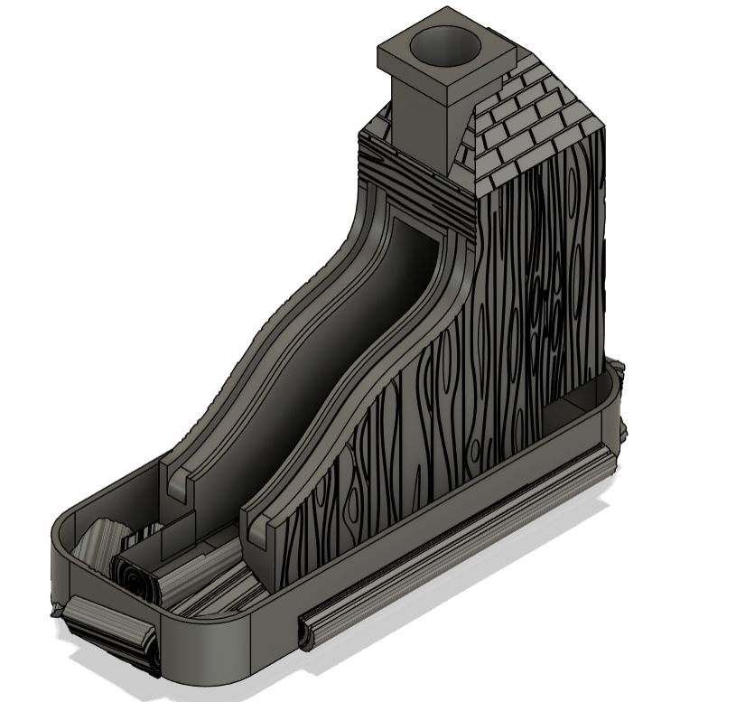 Log flume dice tower by Mich4elr | Download free STL model | Printables.com