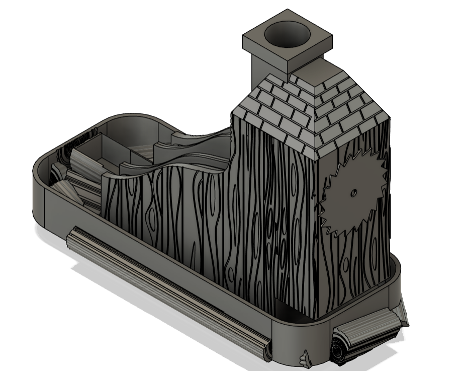 Log flume dice tower by Mich4elr | Download free STL model | Printables.com