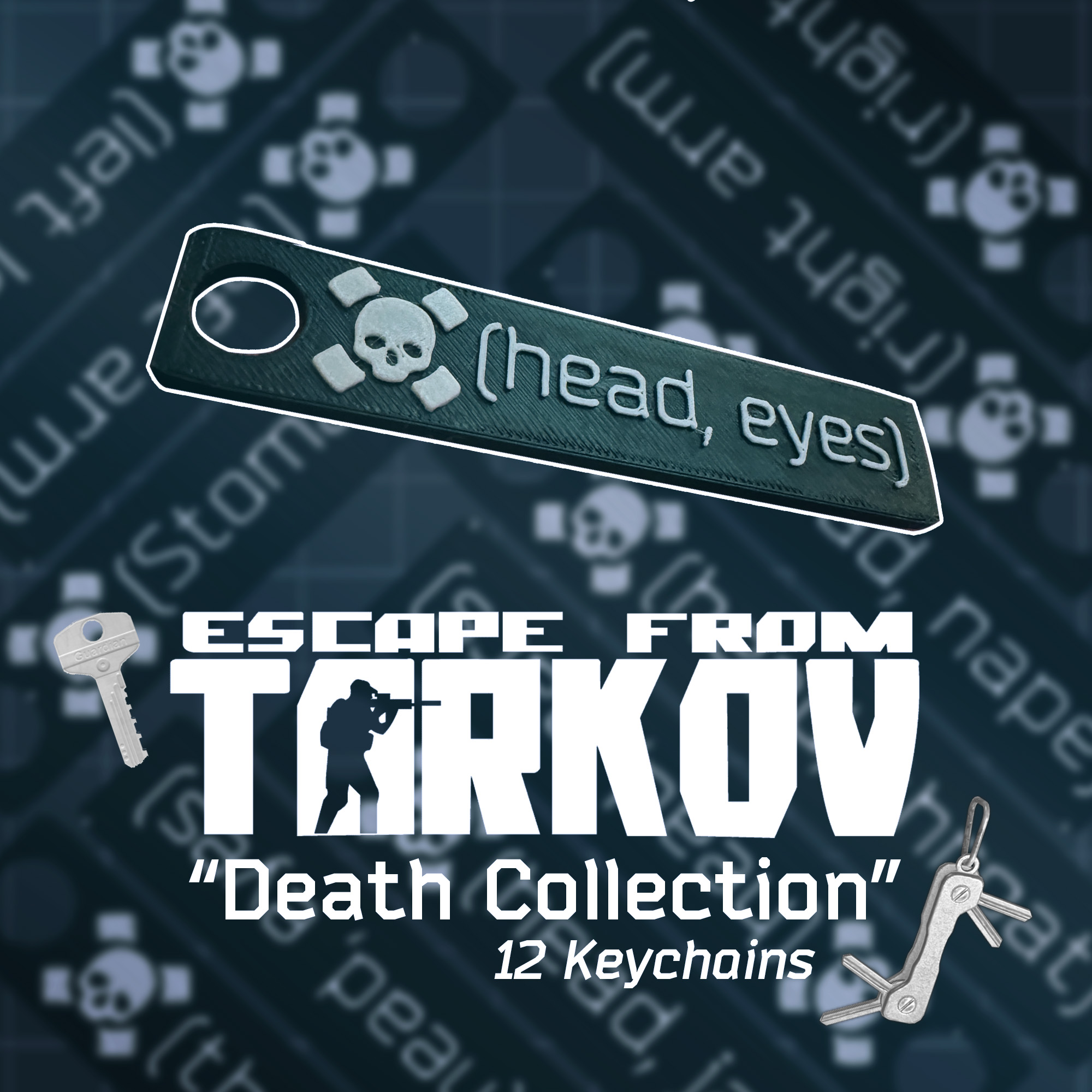 Escape from Tarkov - Keychain Death Collection by iengzeh | Download ...