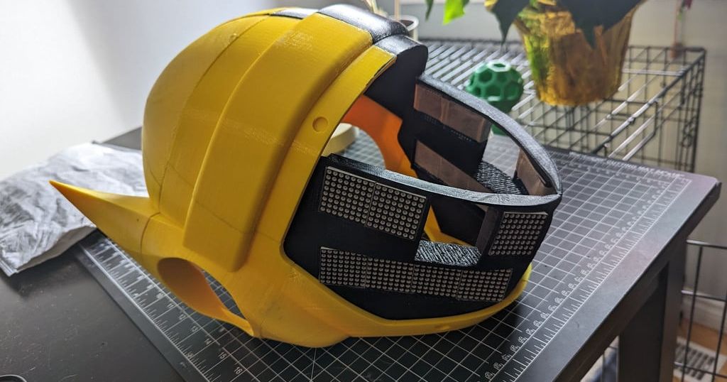 Protogen 8x8 LED Matrix Inner Frame for Zillion Head by Steve Van ...