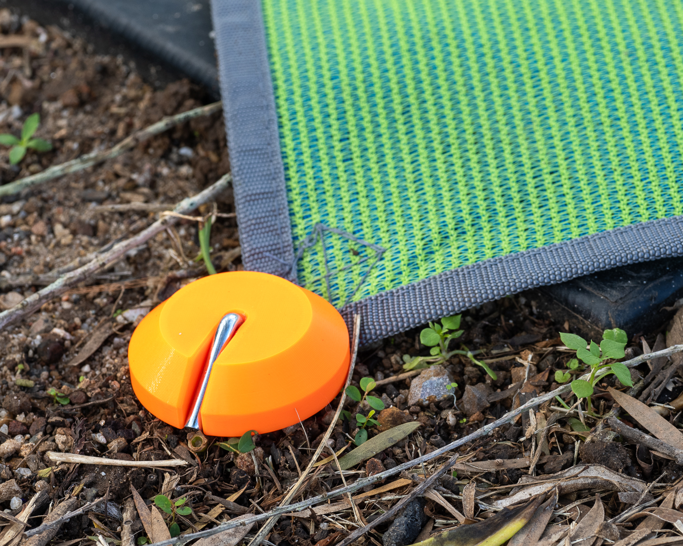 TENT PEG GROUNDSHEET SAFETY DISK by Peter H | Download free STL model ...