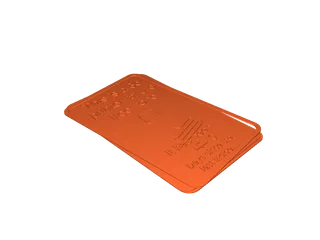 This is a 3d printer failure free zone sign by XYZDimensioneer ...