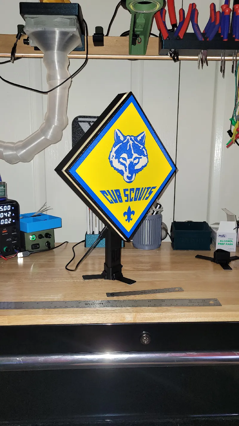 Universal Light Box Stand by RevHazlett | Download free STL model ...