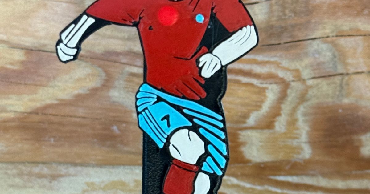Ronaldo fridge magnet by Otec Michal | Download free STL model ...