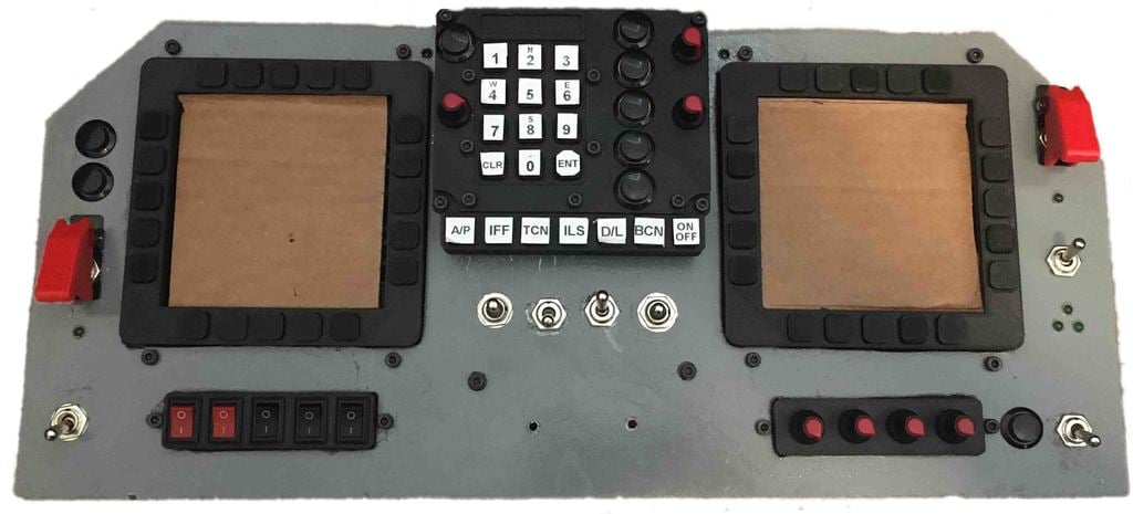 F/A-18C Hornet MFD and UFC by MysticAviator | Download free STL model ...