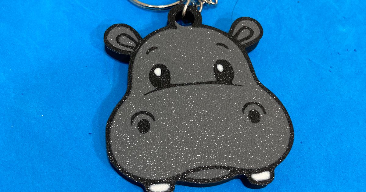 Hippo keychain by Franchescor | Download free STL model | Printables.com