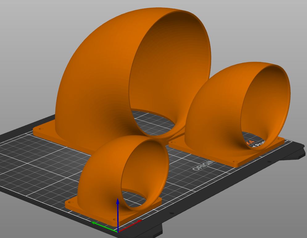 fan shroud for 60, 80 & 120mm fan, Ansaugkrümmer für 60, 80 & 120mm Lüfter by blechbude ...