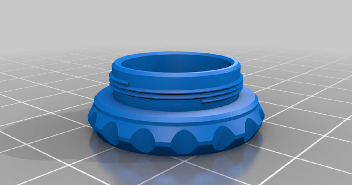 Microscope RMS DIN dust caps by patta | Download free STL model ...