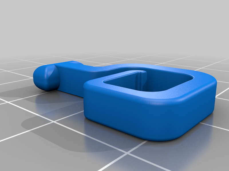 Curtain hook for curtain rails by El1as.F | Download free STL model ...