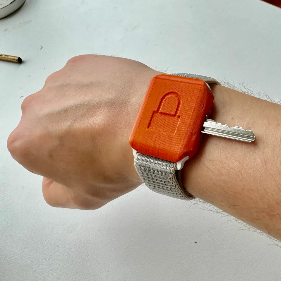 Apple Watch Gym Key Holder by woelpi | Download free STL model ...