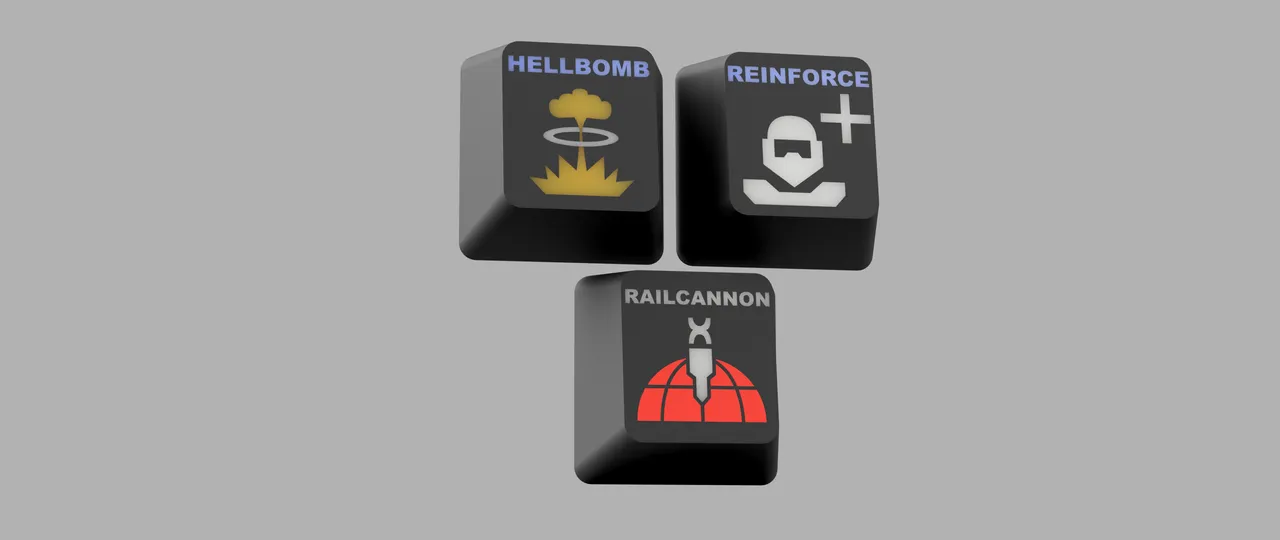 Helldivers 2 Strategem Keycaps by thiwoli | Download free STL model ...
