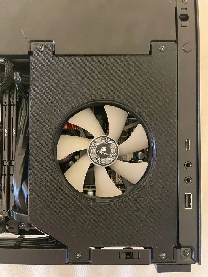 SF750 Offset PSU Bracket for A4-H2O by Sergei | Download free STL model ...