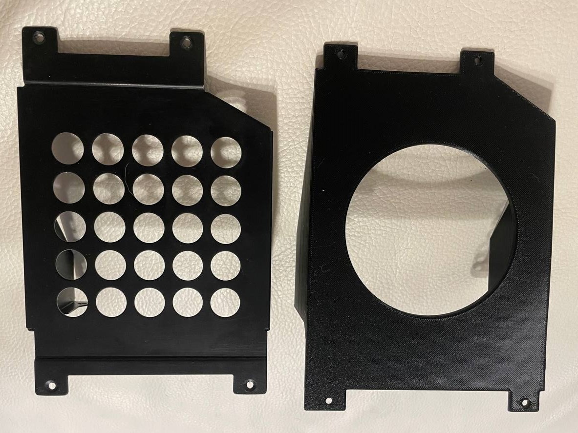 SF750 Offset PSU Bracket for A4-H2O by Sergei | Download free STL model ...