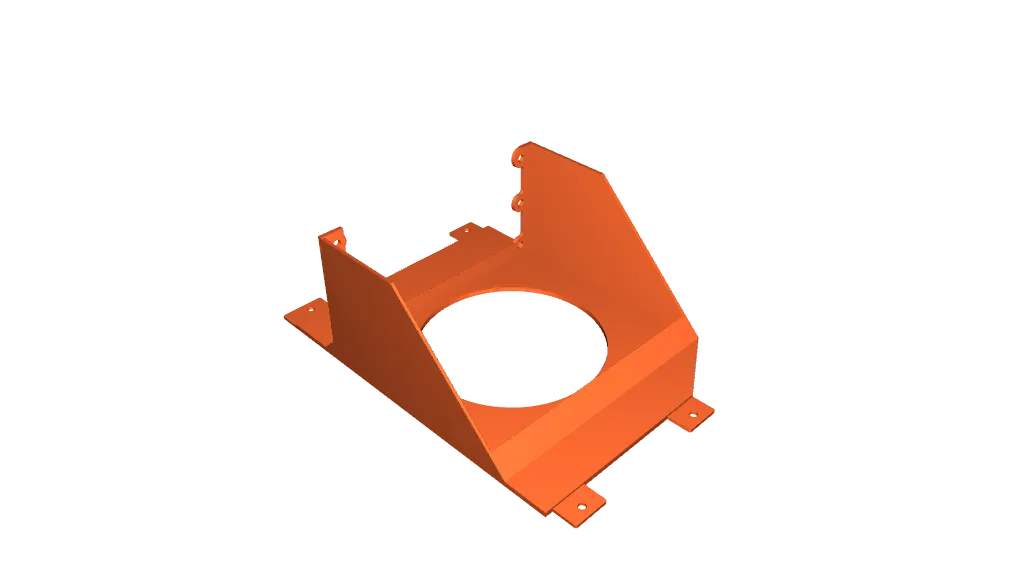 SF750 Offset PSU Bracket for A4-H2O by Sergei | Download free STL model ...