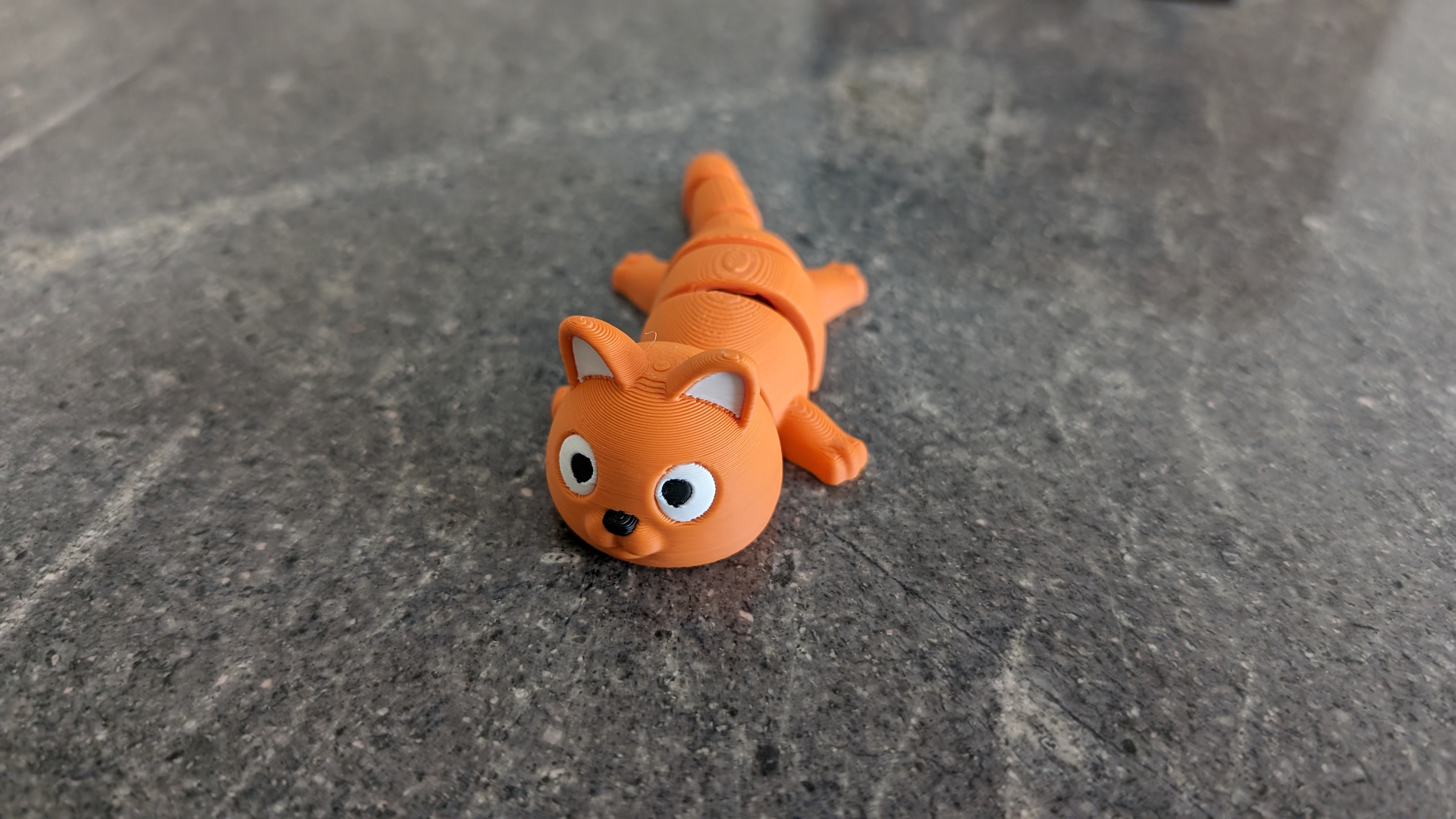 Cat - Articulated Figure Keychain by Biocraftlab | Download free STL ...
