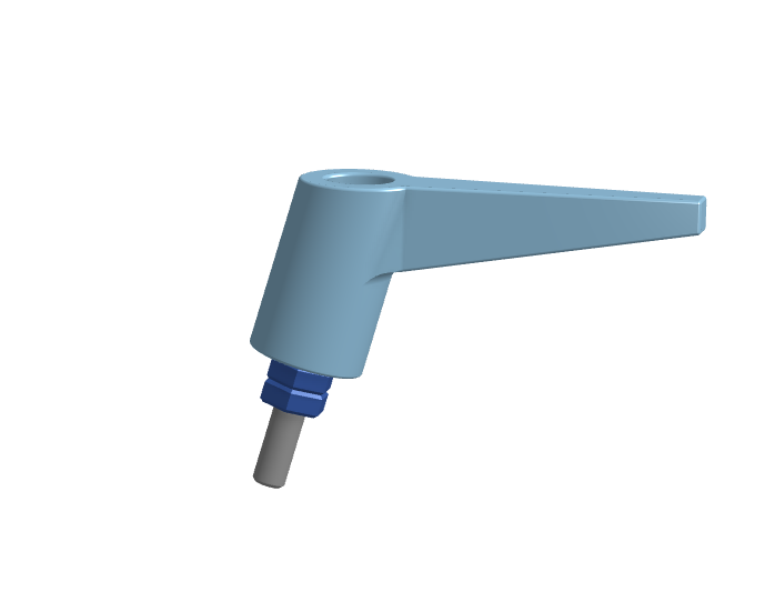 Ratcheting Clamp Lever - M4 by kaje | Download free STL model ...