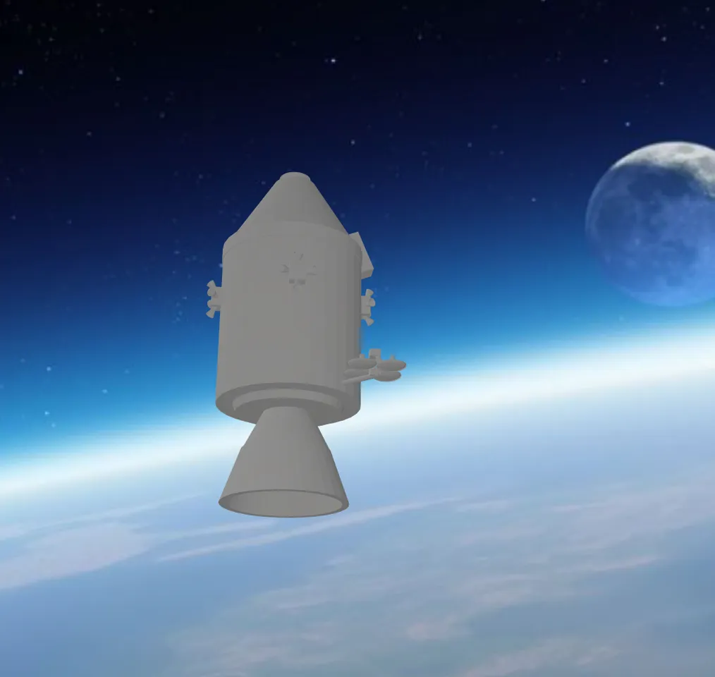 NASA Apollo Command Module by SK3D | Download free STL model ...