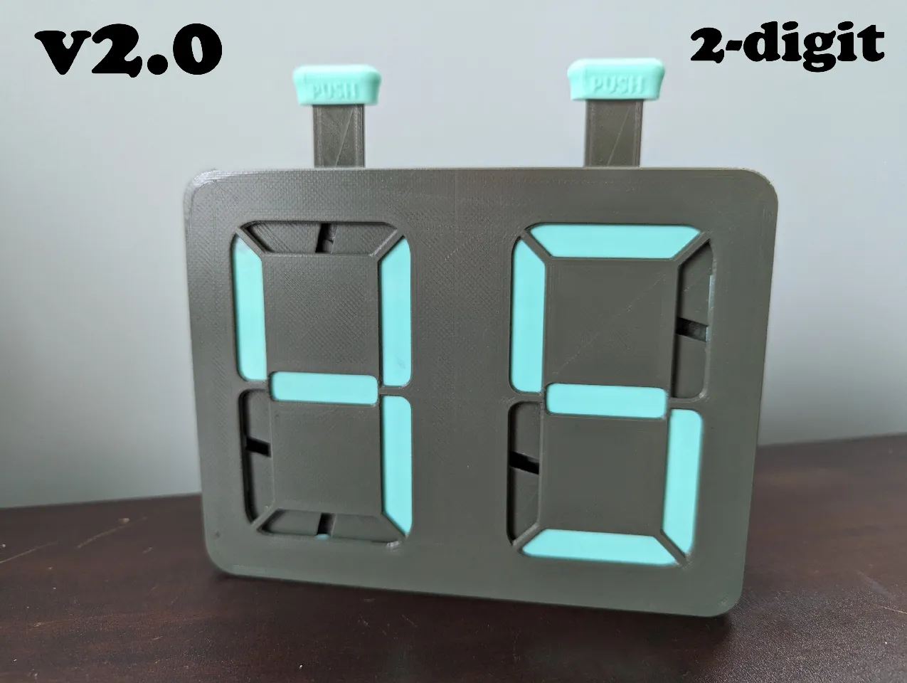 7 Segment 2-Digit Mechanical Counter Body, Version 2.1, Ratchet by ...