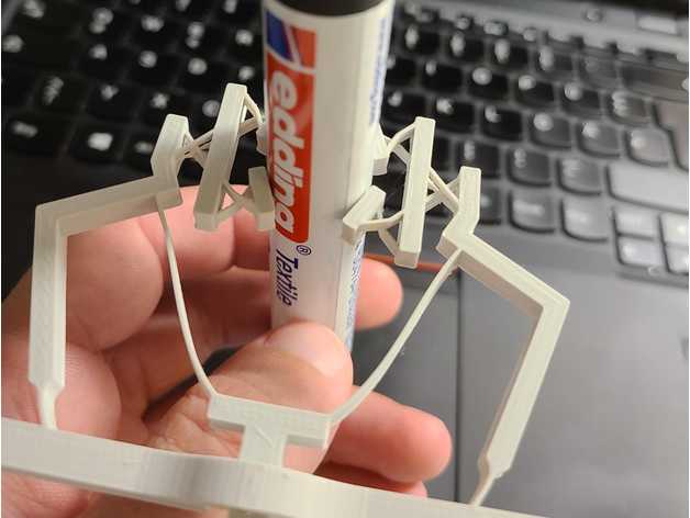 Bistable Compliant Robot Gripper (Fractal Fingers) by FabianVeile | Download free STL model ...