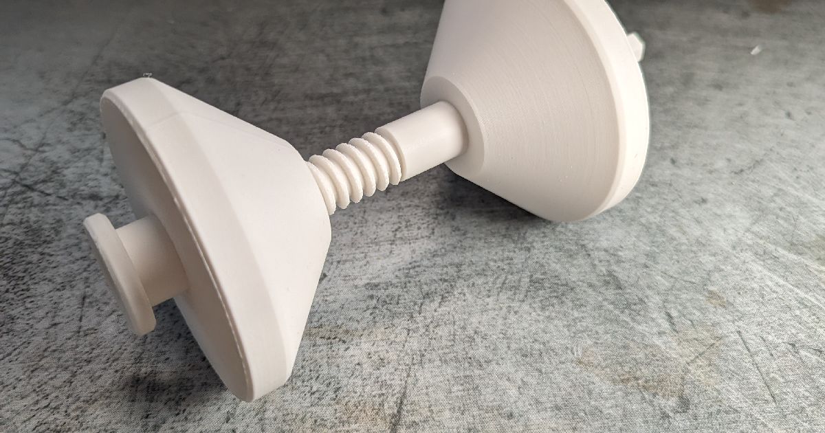 Filament spool winder with stand by Dergunia | Download free STL model ...