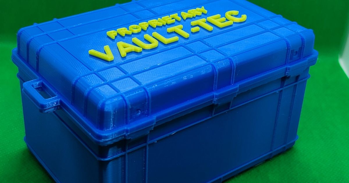 VAULT TEC CASE by MakerDavid3d | Download free STL model | Printables.com