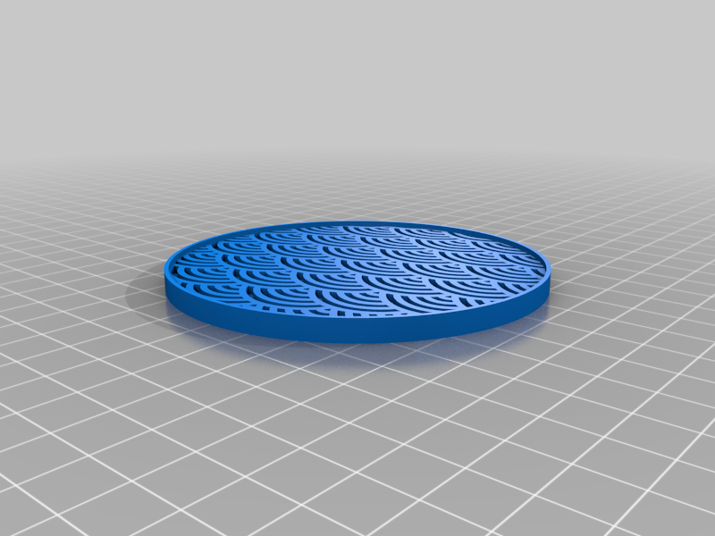 Wavepattern Coaster by Harashi | Download free STL model | Printables.com