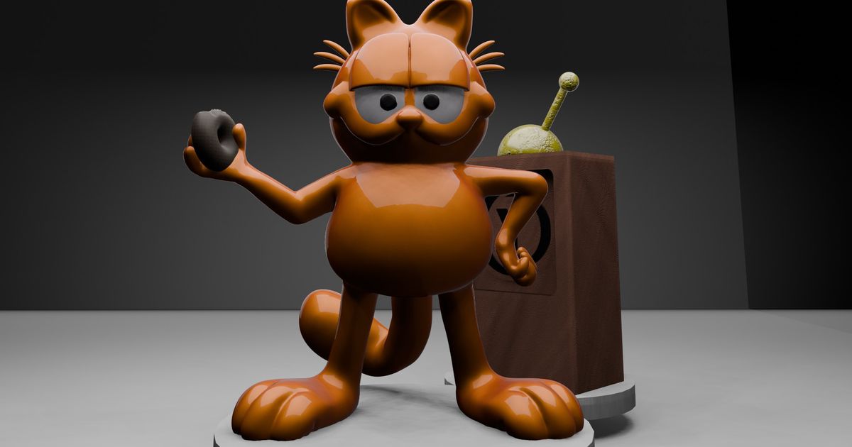 garfield by Yimpres3d | Download free STL model | Printables.com