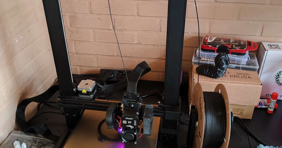 Ender 3 v3 SE - Side spool holder par BdX | Téléchargez gratuitement un ...