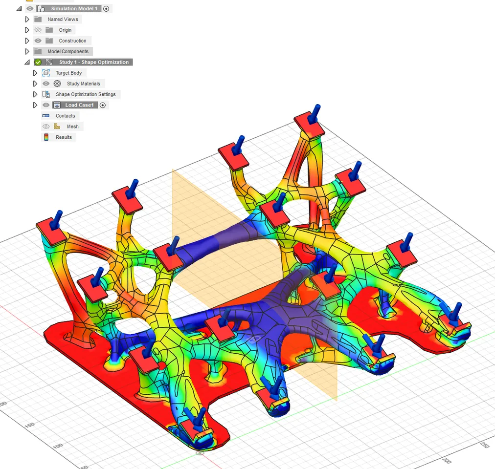 Generative Designed PC Stand by Luca Morselli | Download free STL model ...