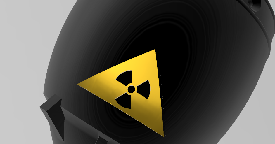 Nuklear Logo für Mini Nuke by Daniel3D | Download free STL model ...
