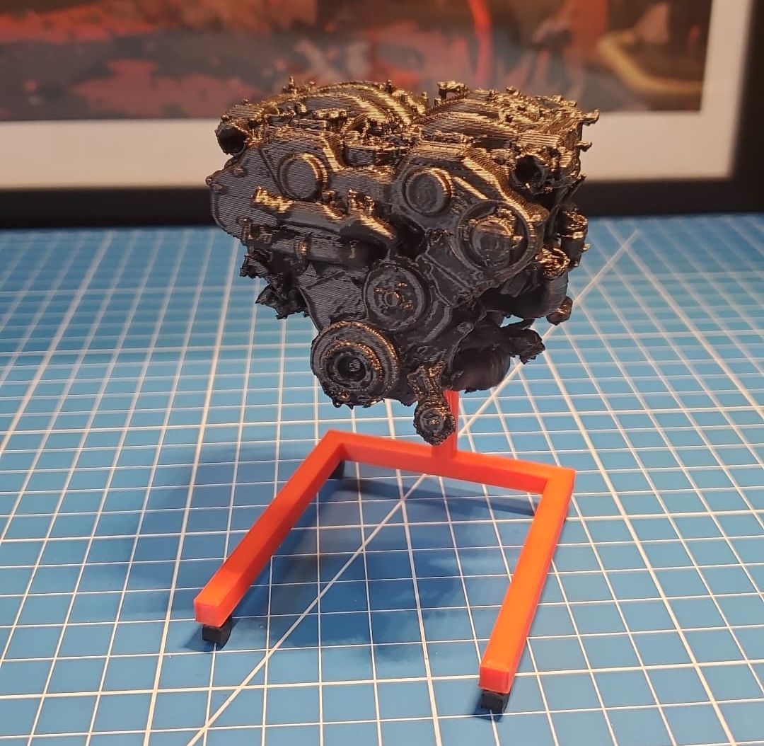 Z32 TT Engine with stand by Ozone | Download free STL model ...