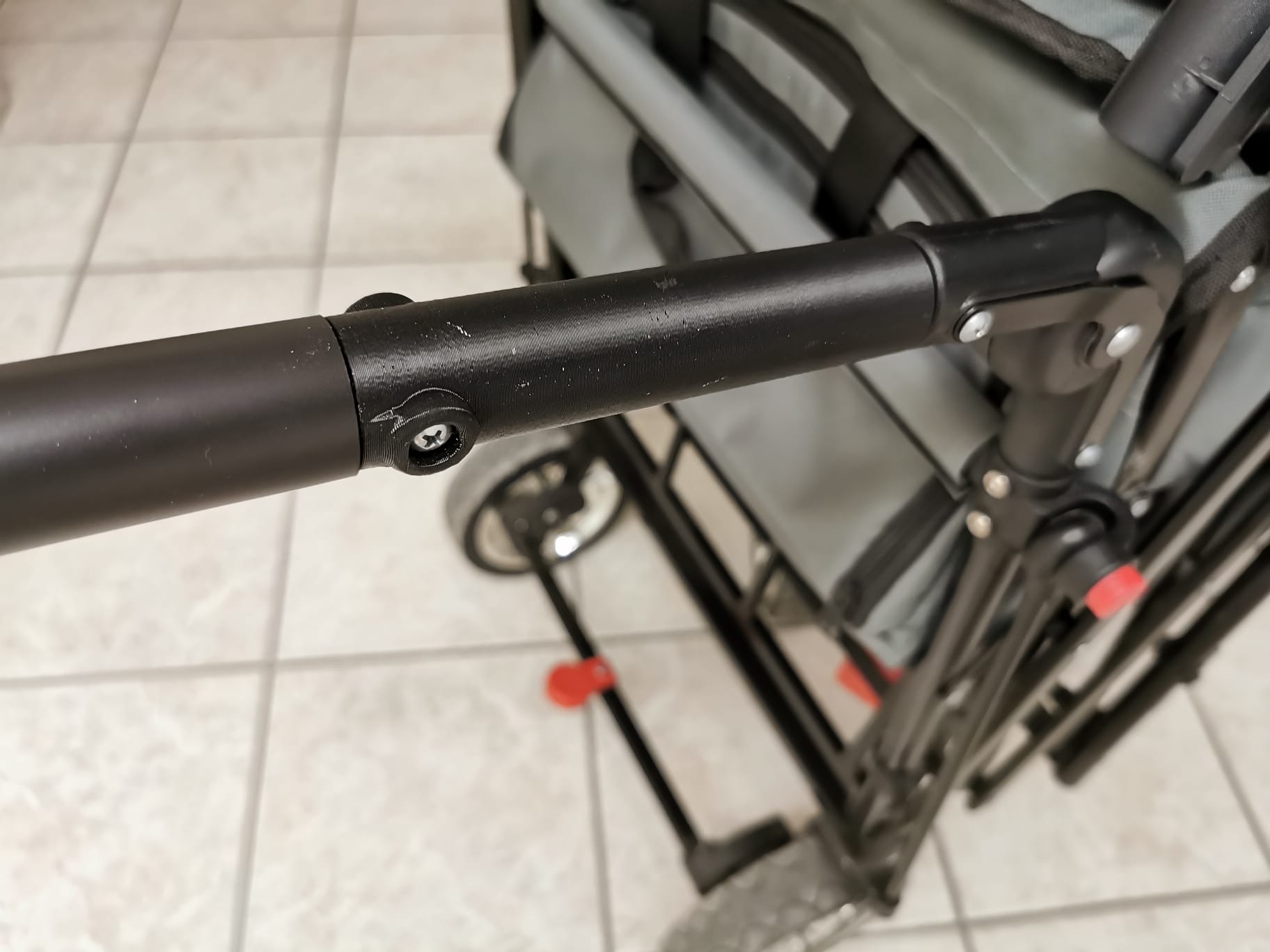 FUXTEC Bollerwagen Schiebearmverlängerung / Handcart Push Handle ...