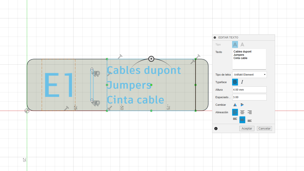 Gridfinity Storage Box Label (configurable) - Remix for Fusion360 by ...