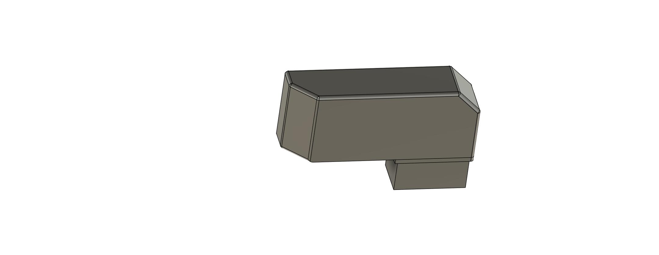 50x30x2 Stud cover with hollow L profile by Sheepo | Download free STL ...