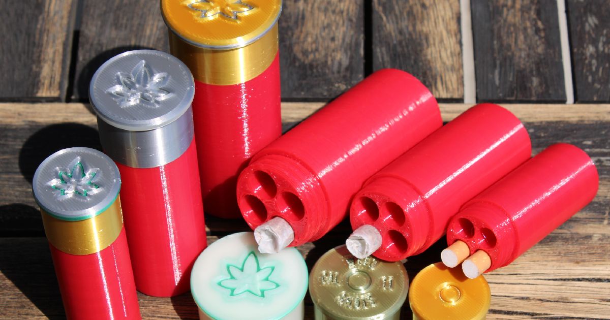 Weed Shots - 4x Joint / Cigarette Shotgun Shell Case von moWerk ...