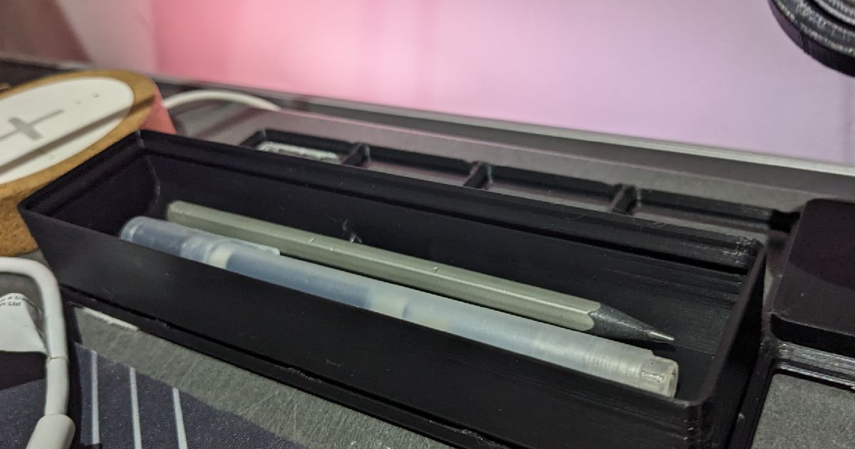 Gridfinity 1x4 Stackable Horizontal Pen Holder by Arca Cengiz ...