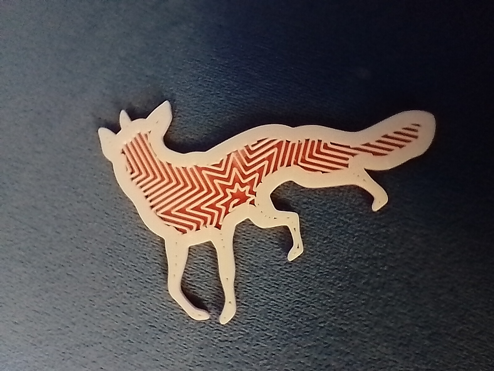 Fox brooch by Eva Máčová | Download free STL model | Printables.com