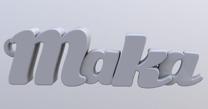 Maka keychain by David Doc | Download free STL model | Printables.com