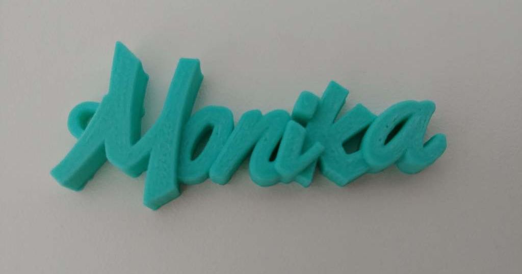 Monika Keychain By David Doc Download Free Stl Model