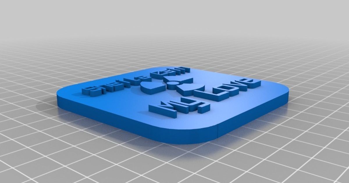 My Customized Sign by neoteric | Download free STL model | Printables.com